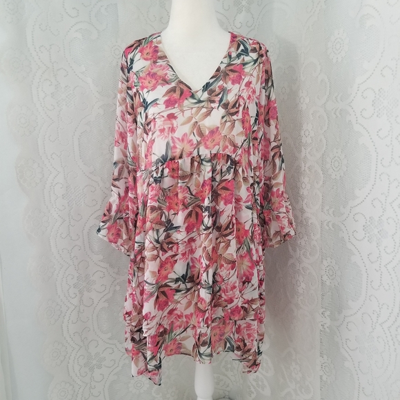 Gianni Bini | Dresses | Ginni Bini Flower Design Dress | Poshmark